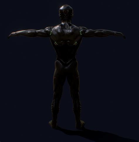 Free Mixamo Retextured Model Man In Futuristic Suit Free Vr Ar Low