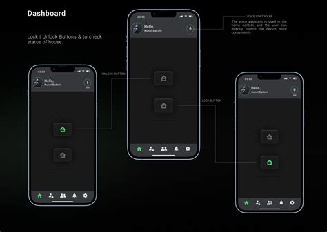 Home Security App UI Ux Design Case Behance