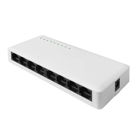 8 Port Network Switch 10 100 1000 Mbps Ethernet Switch Auto Mdi Mdix Storm Protection Original