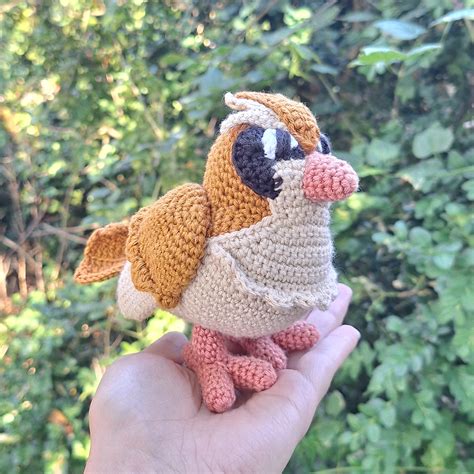 Pidgey Crochet Pattern Free Loops By Kat