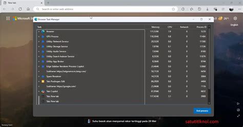 Cara Membuka Browser Task Manager Di Microsoft Edge Satutitiknol Situs Seputar Teknologi Terkini
