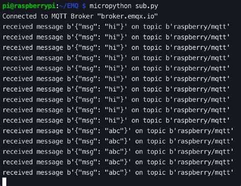 Micropython Mqtt Tutorial Based On Raspberry Pi Emq