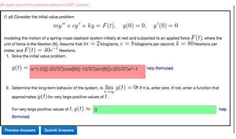 Solved Consider The Initial Value Problem My Cy Ky