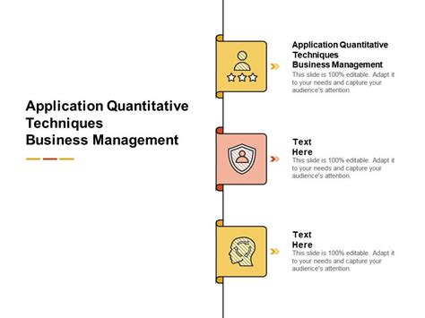 Application Quantitative Techniques Business Management Ppt Portfolio Examples Cpb Templates