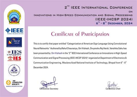 Research Innovation Ieee Ai Computervision Signlanguage Ihscsp2024 Om Vishesh