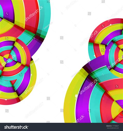 Abstract Colorful Rainbow Curve Background Design Stock Illustration 177708047 Shutterstock