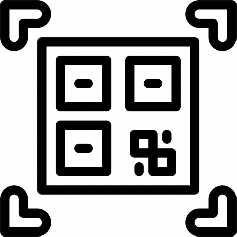 Qr Code Barcode Technological Interface Quick Response Icon Download On Iconfinder