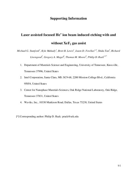 Pdf Laser Assisted Focused He Ion Beam Induced Etching With And