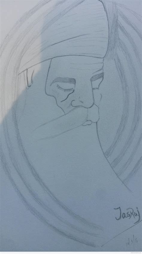 pencil sketch of guru nanak dev ji desi comments
