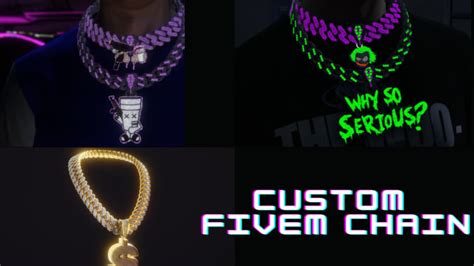 Make A Glowing Chains Custom Chain For Fivem Gta 5 By Xallen Mouik