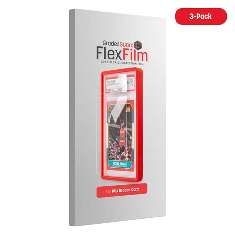 flexfilm graded card protection film psa gradedguard