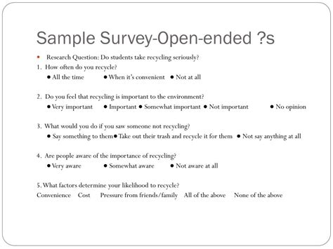 Ppt Constructing Survey Questions Powerpoint Presentation Free Download Id 2341306