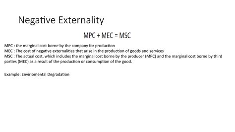Externalityyy Positive And Negative Pptx