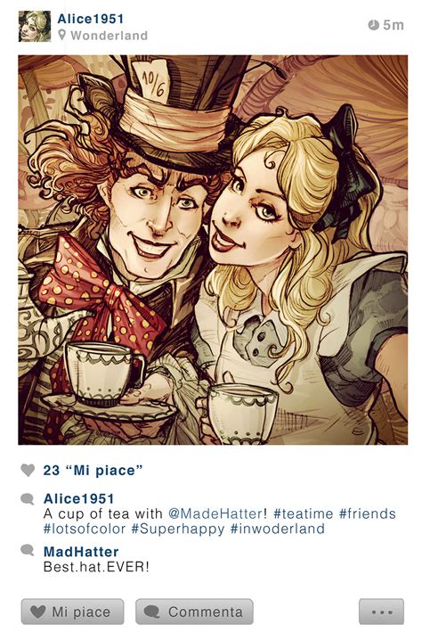Selfie Fables What If Disney Stories Have Instagram On Behance