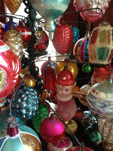 Vintage Christmas Ornament Tree