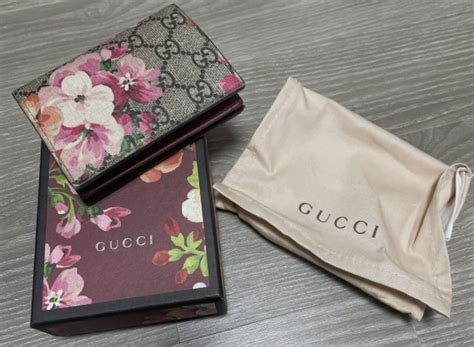 정품 구찌 블룸 분홍 반지갑 세컨웨어