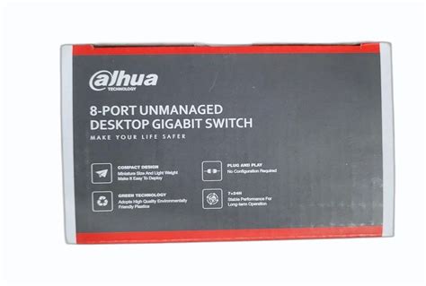 Dahua 8 Port Gigabit Switch Lan Capable White At ₹ 1650piece In New