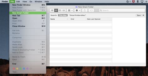How To Create And Use Smart Folders On Mac