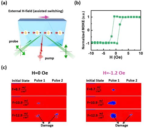 FIG S7 A Schematic Of Static Single Pulse Measurements Without And Download Scientific
