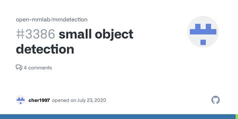 Small Object Detection Issue Open Mmlab Mmdetection Github