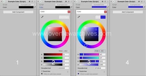 Change Color In Runtime Unity D Tutorial Overflow Archives