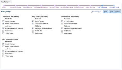 New Policy Oracle Health Insurance Enterprise Policy Administration 3221