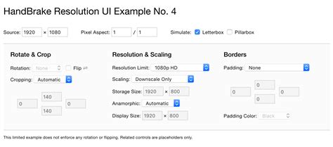 Dimensions Tab Redesign Issue HandBrake HandBrake GitHub