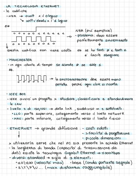 Protocollo Ethernet Sistemi E Reti Appunti Di Sistemi Di Reti Docsity