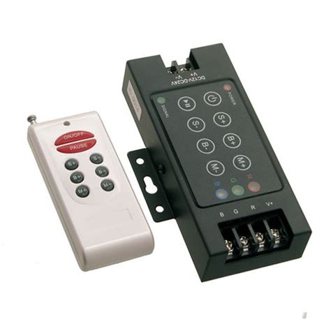 LED RGB Music Controller 12A W Remote Control Walectric