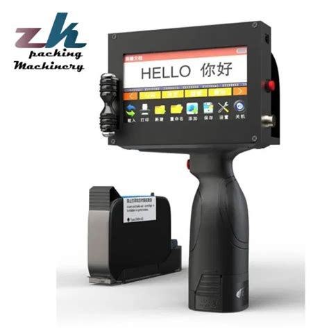 Portable Handheld Screen Date Batch Code Inkjet Printer Printer And Coding Machine