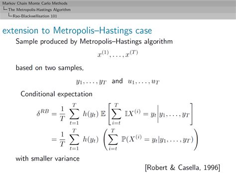 Mathematical Statistics Using All Metropolis Hastings Proposals To