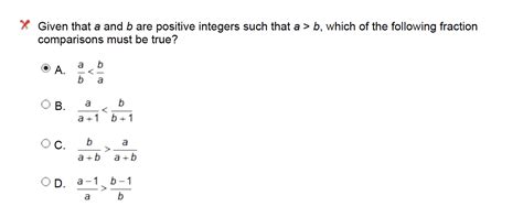 Solved X Given That A And B Are Positive Integers Such That Chegg Com