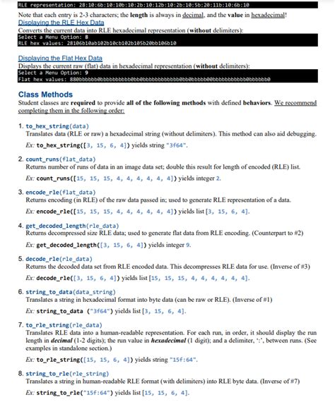 Solved P2 RLE With Images Python Overview In This Project Chegg