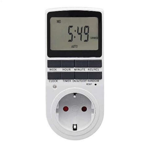 Promo Perkakas Listrik Timer Socket Timer Digital 220V 16A LCD Display 3600W Diskon 33 Di