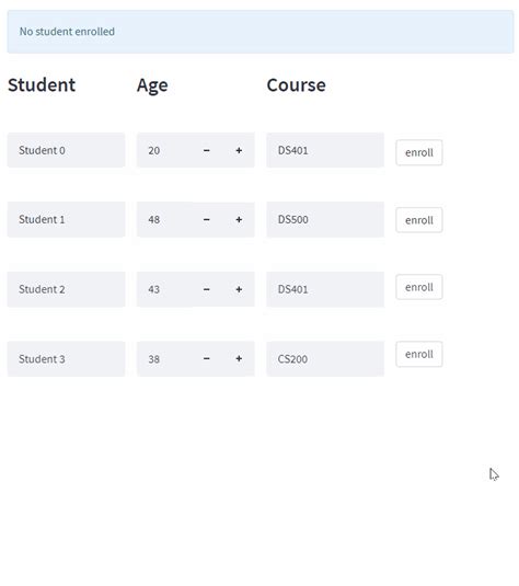 How To Update Lumns Using Streamlit Streamlit