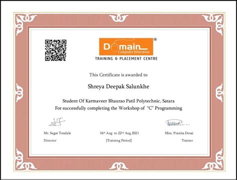 Shreya Salunkhe On Linkedin C Programming Workshop