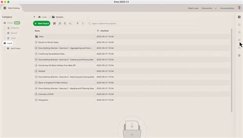 Enso Analytics User Interface Basics Enso Help Documentation