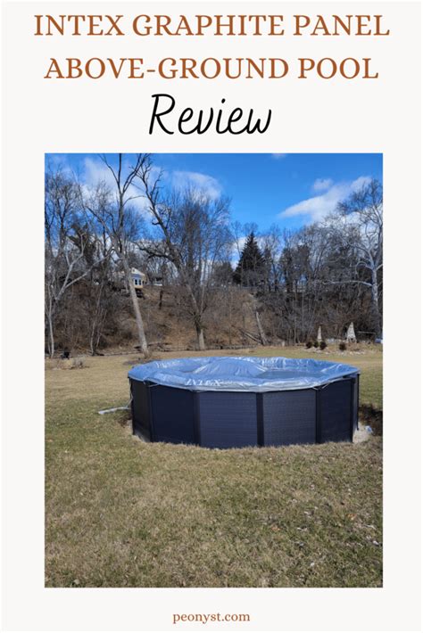 How To Prepare Ground For An Intex Above Ground Pool Peony Street