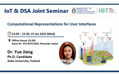 Iot And Dsa Joint Seminar Computational Representations For User