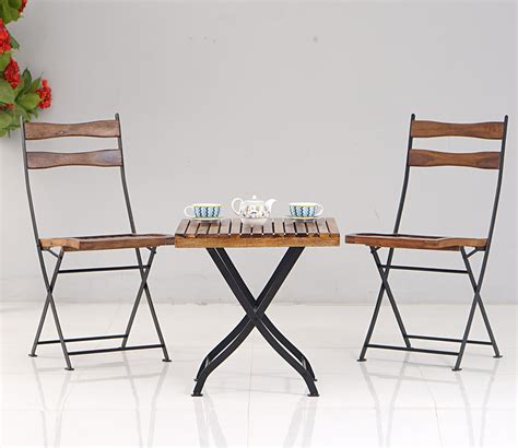 Buy Encore Square Shape Table With Chairs At 46 Off Online Wooden Street