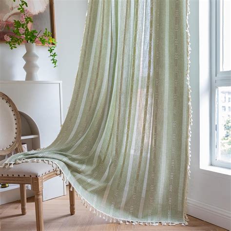 Boho Curtains 63 84 96 Inches Length Country Linen Farmhouse Rustic Curtains Semi Boho Curtains 63 84 96 Inches Length Country Linen Farmhouse Rustic Curtains Semi