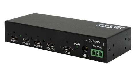 EX HMS Exsys Industrial USB Hub X USB C Socket Gbps Distrelec International