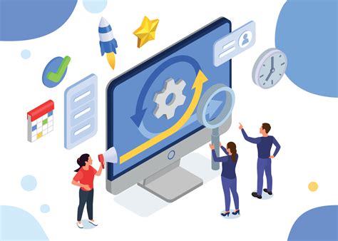 Management Software Isometric Concept 19154966 Vector Art At Vecteezy