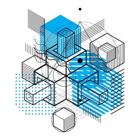 Premium Vector Abstract Vector Background With Isometric Lines And