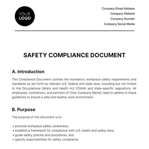 Free Safety Templates To Edit Online