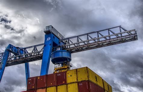Container Port Loading Free Photo On Pixabay Pixabay
