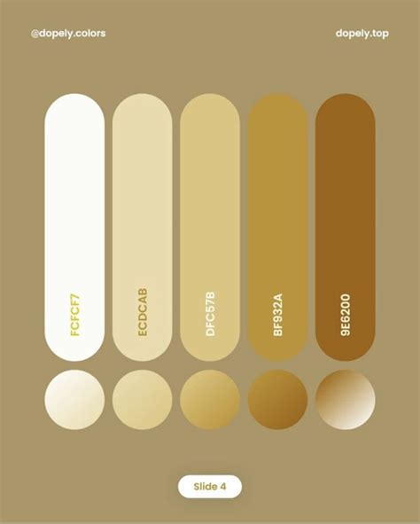 Beauty Gold Gradient Color Scheme Gold Artofit