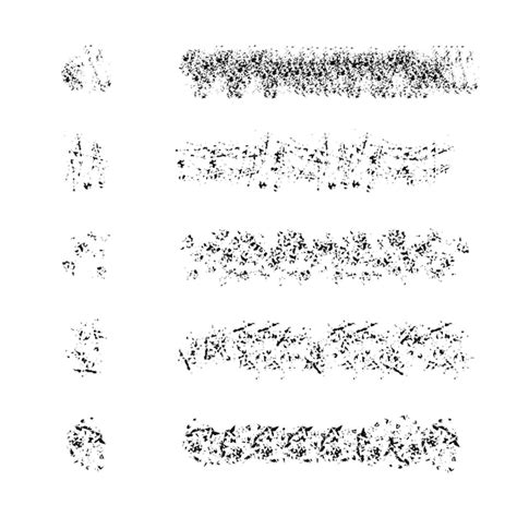 Premium Vector Vector Grunge Brushes