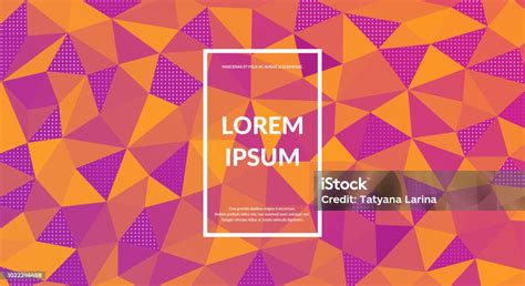 추상 삼각형 모자이크 그라데이션 배경 기하학적 색 배경입니다 가리기에 대한 스톡 벡터 아트 및 기타 이미지 가리기 결정체 그라데이션 Istock