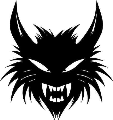 고양이 미니멀리스트 및 플랫 로고 벡터 일러스트 프리미엄 벡터